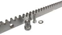 China Nylon Polyamide Electric Gate Gear Rack M4 Automatic Toothed Black Plastic for sale