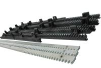 China Nylon Polyamide Electric Gate Gear Rack M4 Automatic Toothed Black Plastic for sale