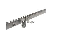 China 1m M4 Steel Gear Electric Sliding Gate Rack Rail System Parts Gate Hardware Accessories for sale