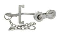 China 64mm White Zinc Banana Hanger Rollers Pulley Banana Farm Hanging System Accessories for sale