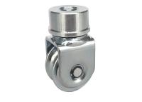China 1320Lbs U groove v type sliding gate roller steel wheel and track 360 degree 60mm 80mm for sale