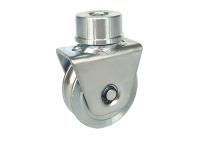 China 1320Lbs U groove v type sliding gate roller steel wheel and track 360 degree 60mm 80mm for sale