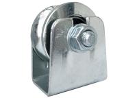China 152.4mm 6 Inch Large Sliding Gate Wheel Double Wheel Gate Roller for sale