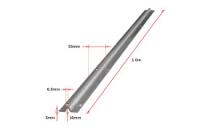 China 65mm Cabinet Heavy Duty Hanging Door Track System Hanging Sliding Door Track Kit for sale