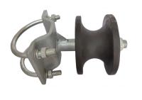 China SGS ISO Cantilever Gate Wheels Cantilever Rollers For Square Pipe Groove 5'' for sale