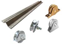 China 9ft 10ft 12ft 18feet Steel Galvanized V Groove Gate Track And Wheels for sale