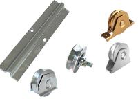China Heavy Duty Telescopic Iron 5m Sliding Gate Track Hardware U Groove Jnk Hardware Kit for sale