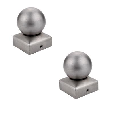 China Spherical Steel Wooden Ball Fence Post Caps Galvanized  100 X 100  10cm X 10cm for sale