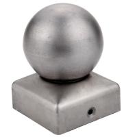 China Spherical Steel Wooden Ball Fence Post Caps Galvanized  100 X 100  10cm X 10cm for sale
