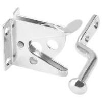 China Anti Lift  Aluminium Sliding Door Bolt White Rotatable Self Locking Silver Gold Outer 1115.5g for sale