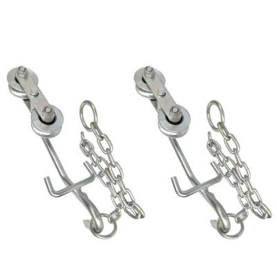China Silver 64mm Banana Farm Trolley Roller Working Smoothly for sale