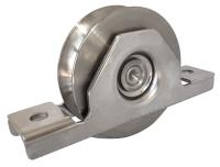 China Sliding Gate Accessories 3'' Steel Wheel V Groove Gate With 6202 Bearing for sale