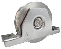 China Sliding Gate Accessories 3'' Steel Wheel V Groove Gate With 6202 Bearing for sale