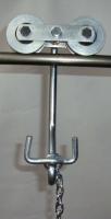 China Iron 235 Banana Farm Trolley Roller Zinc Plated Surface for sale