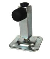 China White Zinc Adjustable Steel Gate Stoppers For Sliding for sale