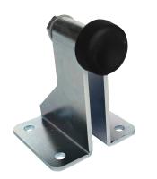 China White Zinc Adjustable Steel Gate Stoppers For Sliding for sale