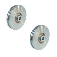 China Q235 Sliding Gate Wheel Roller With Screw 1 Bearing 6202 6204 for sale