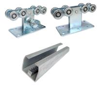 China Steel Galvanized Cantilever Gate Track Profile For Self Supporting Sliding Door for sale