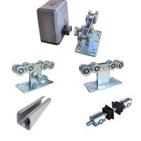 China Zinc Adjustable Sliding Gate Roller With 8 Rollers Flexible Bearing for sale