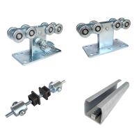 China Zinc Plated Silver Adjustable Iron Gate Stoppers For Sliding Cantilever Gate for sale