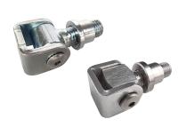 China Color Zinc Plated Swing Gate Hinge With Adjustable Nut And Bolt for sale