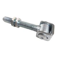 China M18 Long Bolt Adjustable Gate Hinge Galvanized Steel Round Head for sale