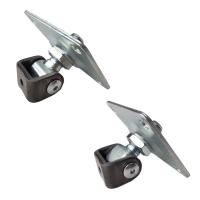 China Steel Door Adjustable Upper Lower Gate Hinge With Plate For Gates for sale
