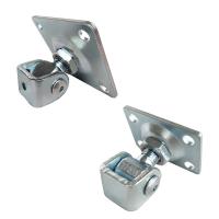 China Steel Door Adjustable Upper Lower Gate Hinge With Plate For Gates for sale