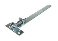 China 235 Iron Steel Welding Adjustable Hinge With Thread Bolt And Plate for sale