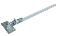 China Weld Steel Q235 Gate Hinge Hardware 730MM Zinc Plated for sale