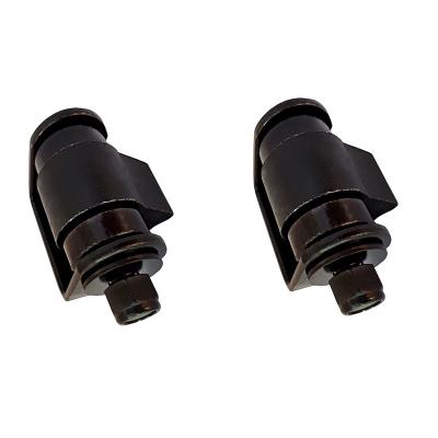 China Heavy Black Zinc Roller Bearing Gate Hinge For Residential Gates for sale