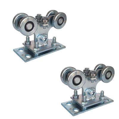 China Middle Guide Bearing Cantilever Gate Wheel For Self Supporting System for sale
