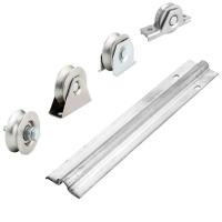 China Galvanized Heavy Duty Rolling Gate Wheels Folding Gold Silvery Black for sale