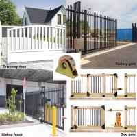 China Galvanized Heavy Duty Rolling Gate Wheels Folding Gold Silvery Black for sale