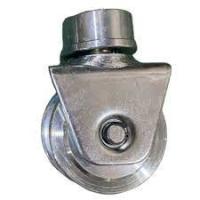 China Galvanized Heavy Duty Rolling Gate Wheels Folding Gold Silvery Black for sale