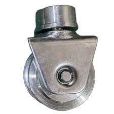 China Galvanized Heavy Duty Rolling Gate Wheels Folding Gold Silvery Black for sale