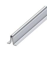 China V Groove Hanging Door Tracks Silver Galvanized Adjustable 2.9m 5.8m for sale