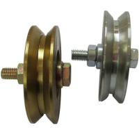 China Sliding Gate Wheel With Bolt Single Bearing U Groove for sale