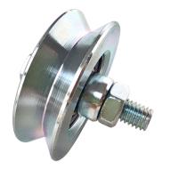 China Sliding Gate Wheel With Bolt Single Bearing U Groove for sale