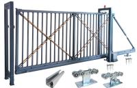 China Automatic Electric Motorized Cantilever Sliding Gates With Opener for sale