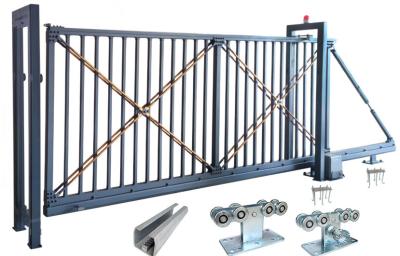 China Automatic Electric Motorized Cantilever Sliding Gates With Opener for sale
