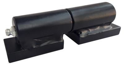 China 7'' Heavy Duty Gate Barrel Hinges Steel Gate Powder Coated Black for sale