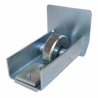China 136*142mm Cantilever Gate Track Dia 98mm White Galvanized Steel for sale