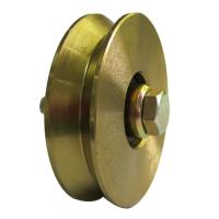 China Gate Hardware Sliding Gate Wheel With Bolt And Y Groove for sale