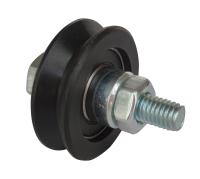 China Gate Hardware Sliding Gate Wheel With Bolt And Y Groove for sale