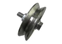 China Double Bearings Sliding Gate Wheel With Bolt And Y Groove for sale