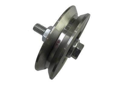 China Double Bearings Sliding Gate Wheel With Bolt And Y Groove for sale