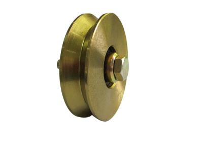 China Double Bearings V Groove Sliding Gate Wheel With Bolt for sale