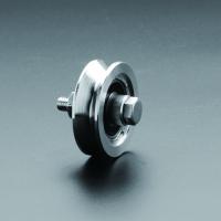 China Double Bearings V Groove Sliding Gate Wheel With Bolt for sale