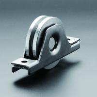 China Double Bearings V Groove Sliding Gate Wheel With Bolt for sale